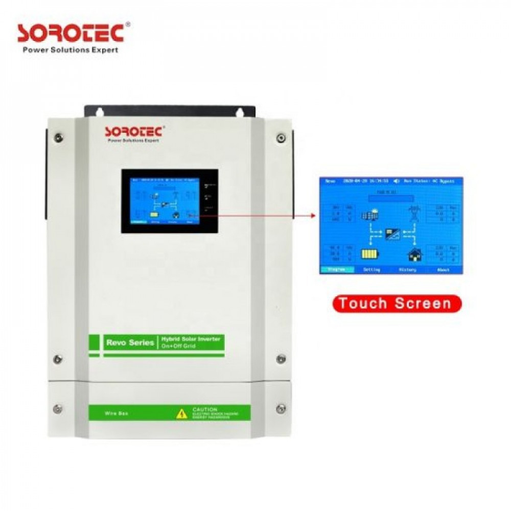REVO II Series On/Off Grid 5.5kw Solar Hybrid Inverters with 90A MPPT Solar Controller